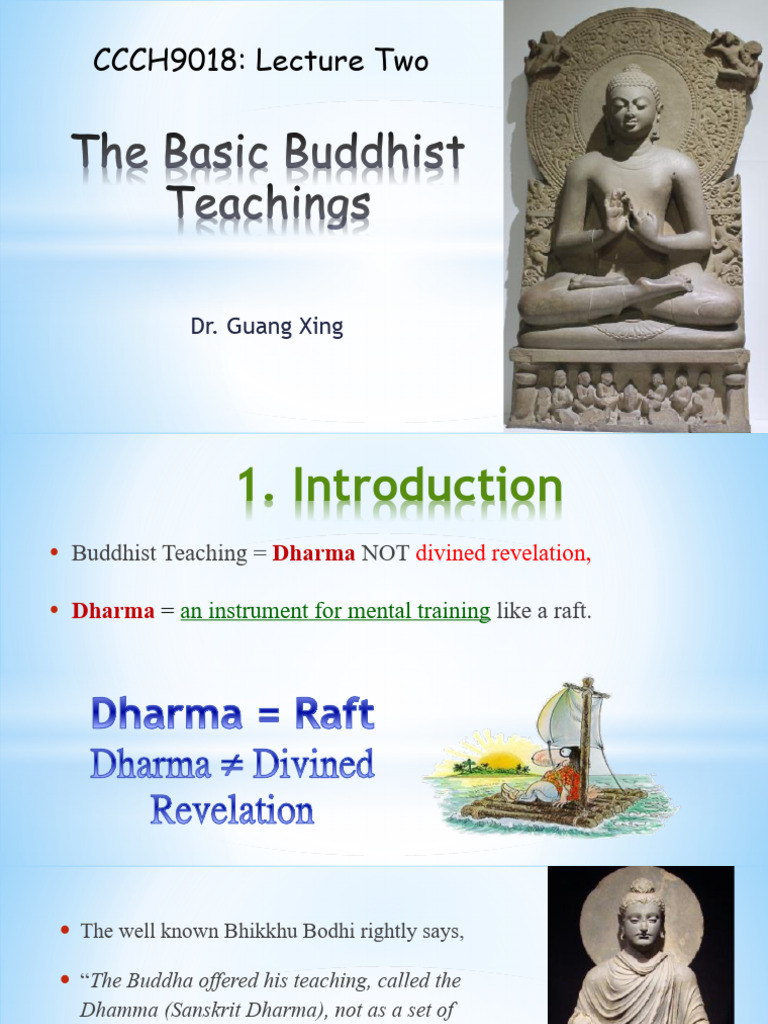 02 - Basic Buddhist Teaching | PDF