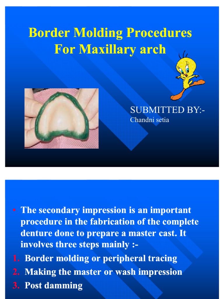 Border Molding | PDF | Dentures | Mouth