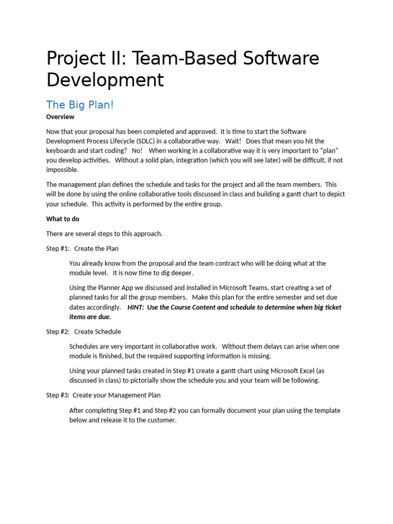 Management Plan 10 Percent | PDF