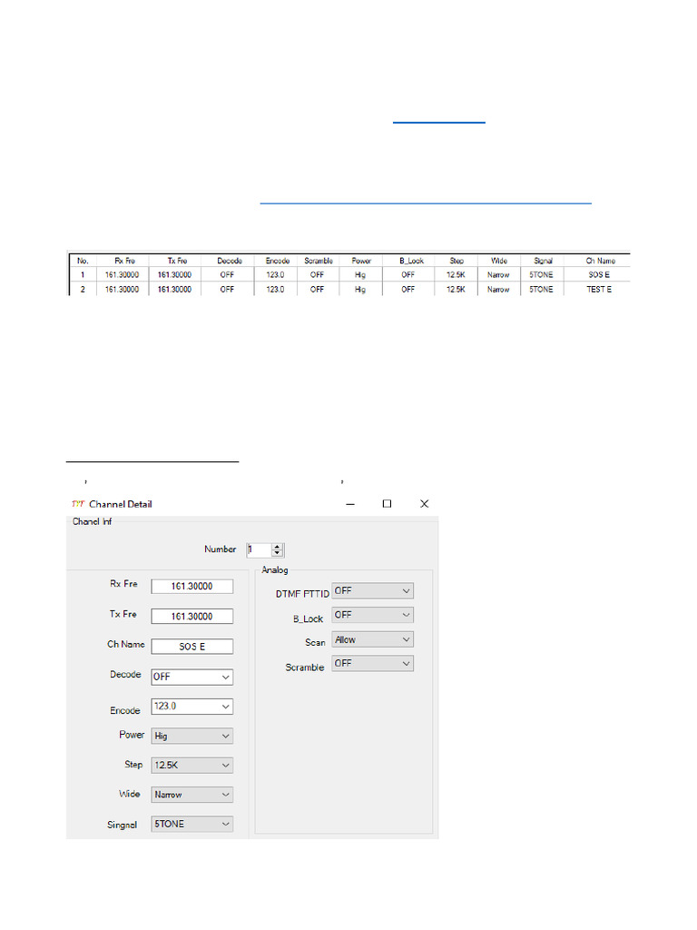config-canal-E | PDF