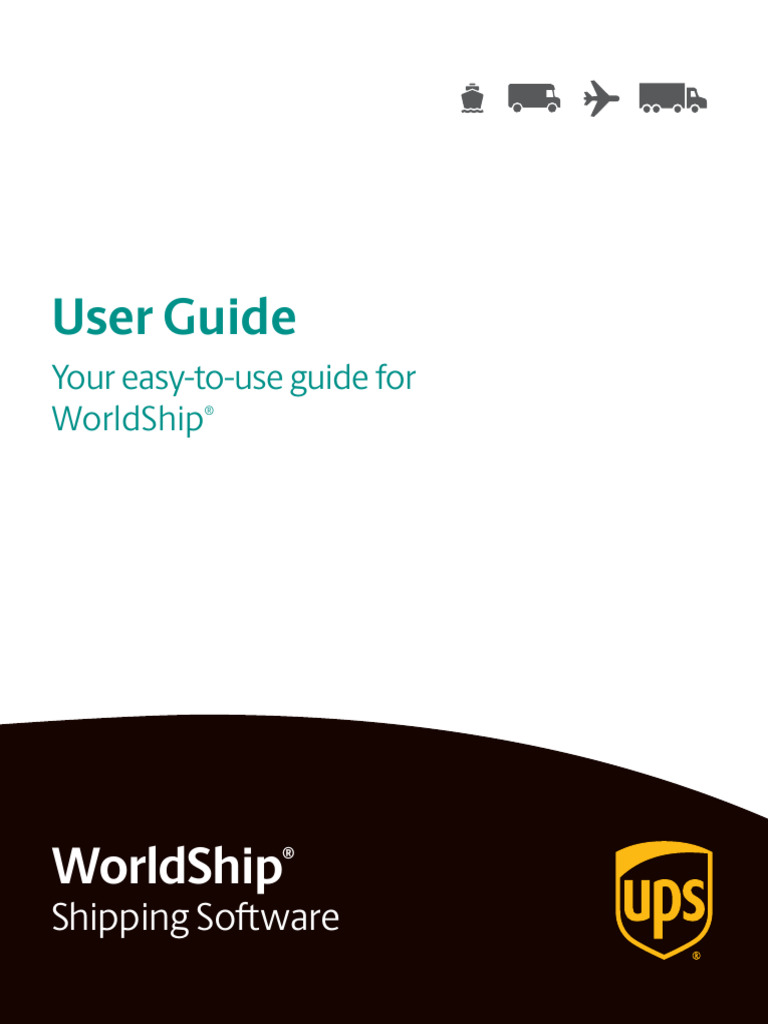 Worldship User Guide4563563 | PDF