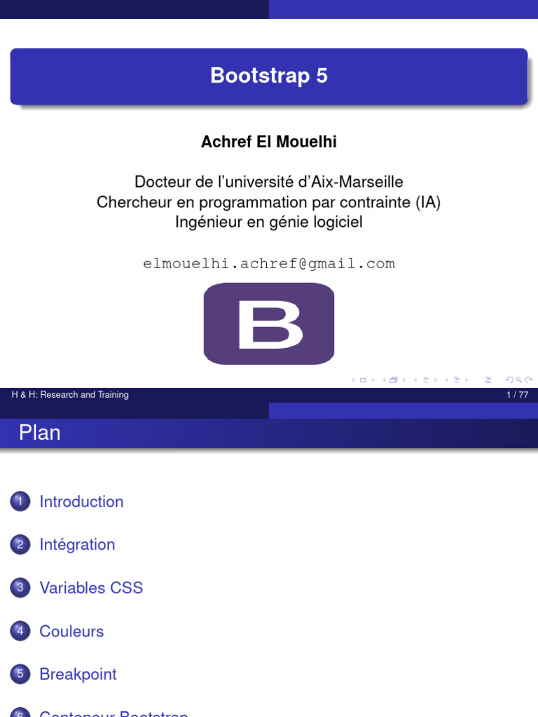 Cours Bootstrap 5 | PDF