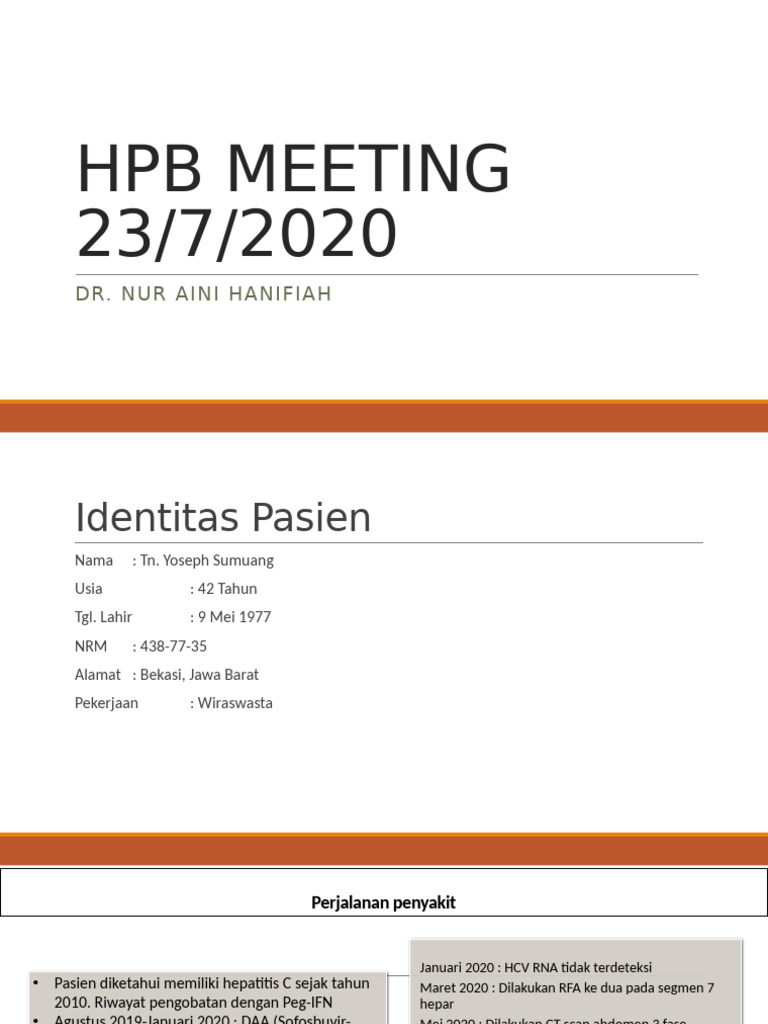 HPB Meeting Aini | PDF | Liver | Exocrine System