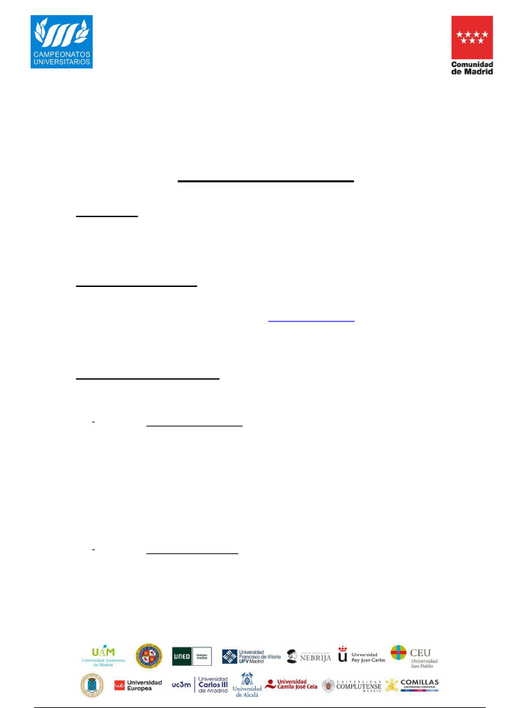 Bases de Competición Voleibol Cucm 21-22 (FMVB) | PDF