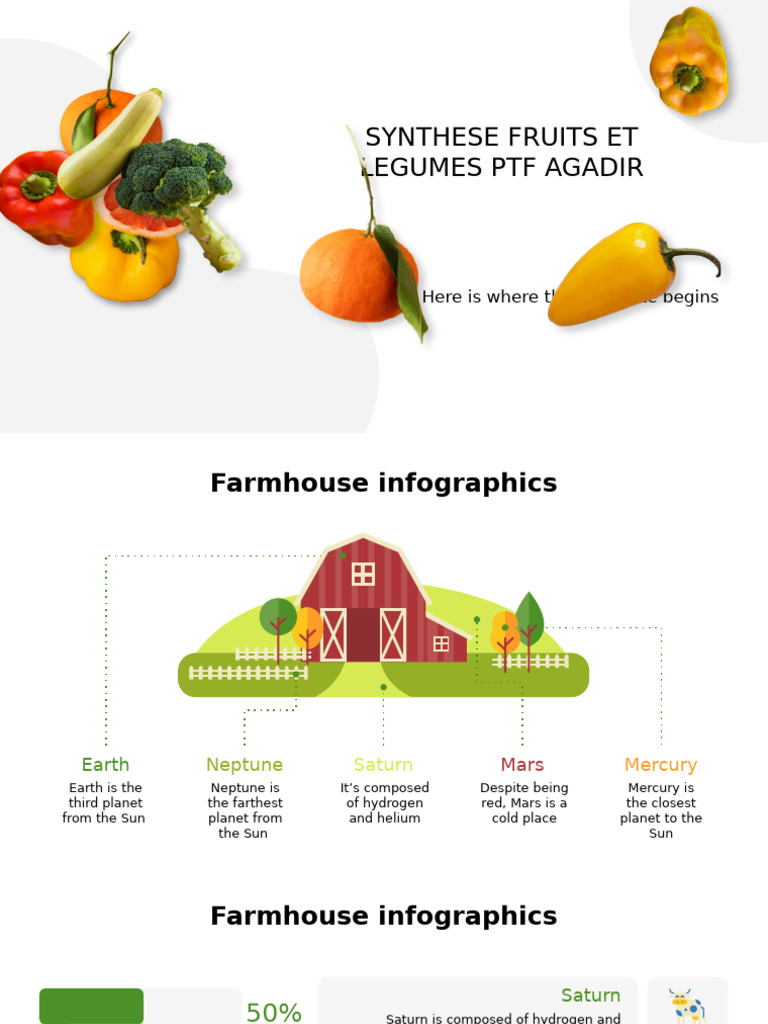 Farmhouse Infographics by Slidesgo | PDF