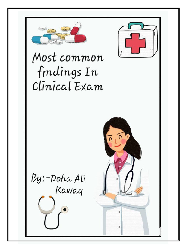 Most Common Findings in Clinical Exam by Doha | PDF