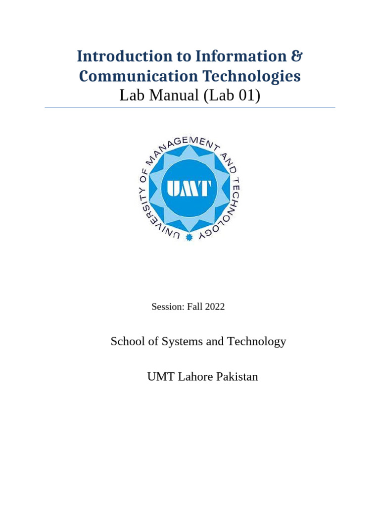 ICT Lab 1 - Email, Portal, LMS | PDF