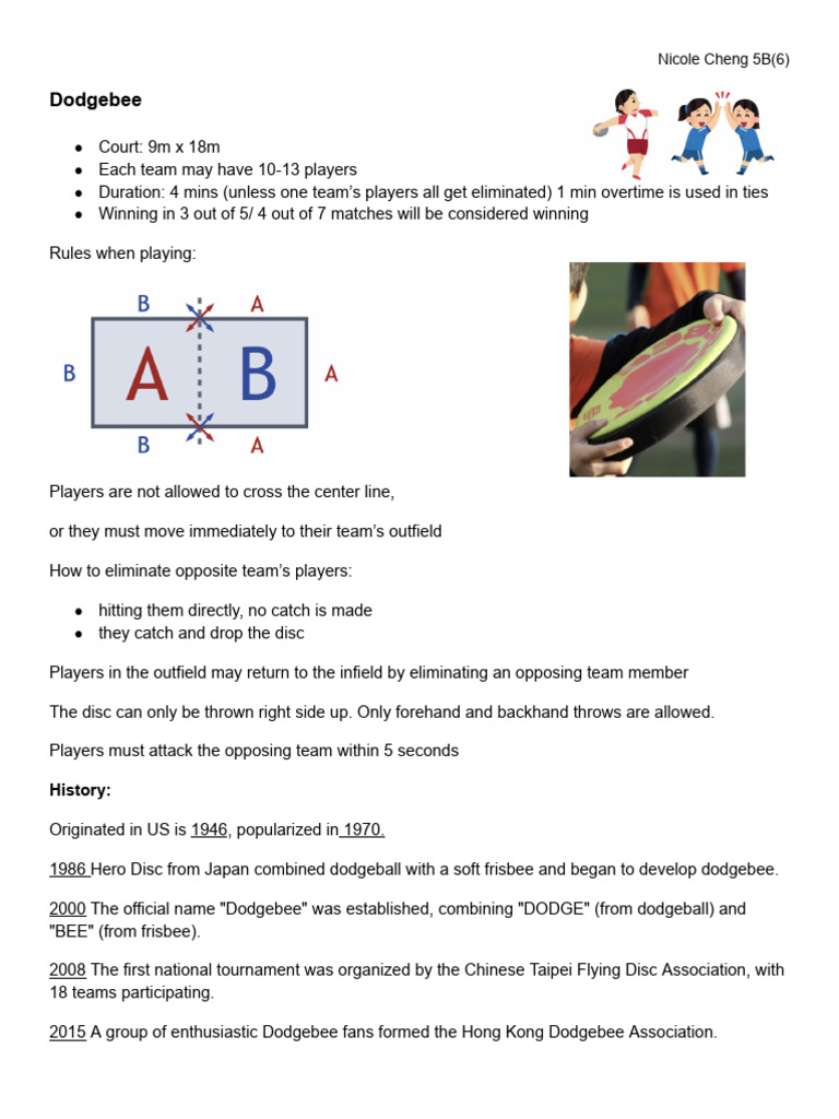 Dodgebee | PDF | Sports & Recreation