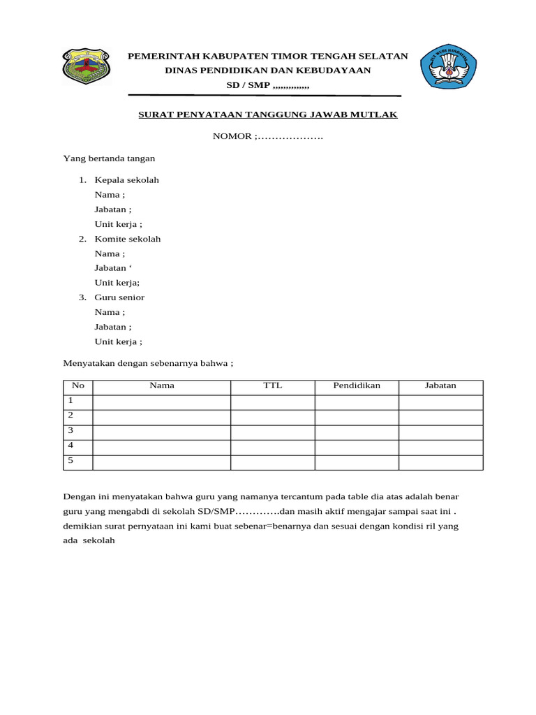 SPTM Usulan Nuptk 2024 | PDF