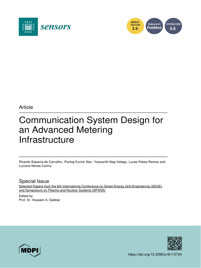 Communication System Design For Advanced Metering Infrastructure | PDF