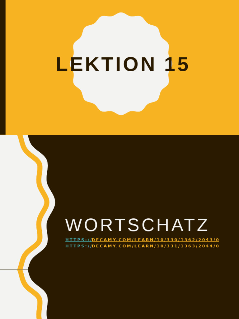 Lektion 15 B1.2 | PDF