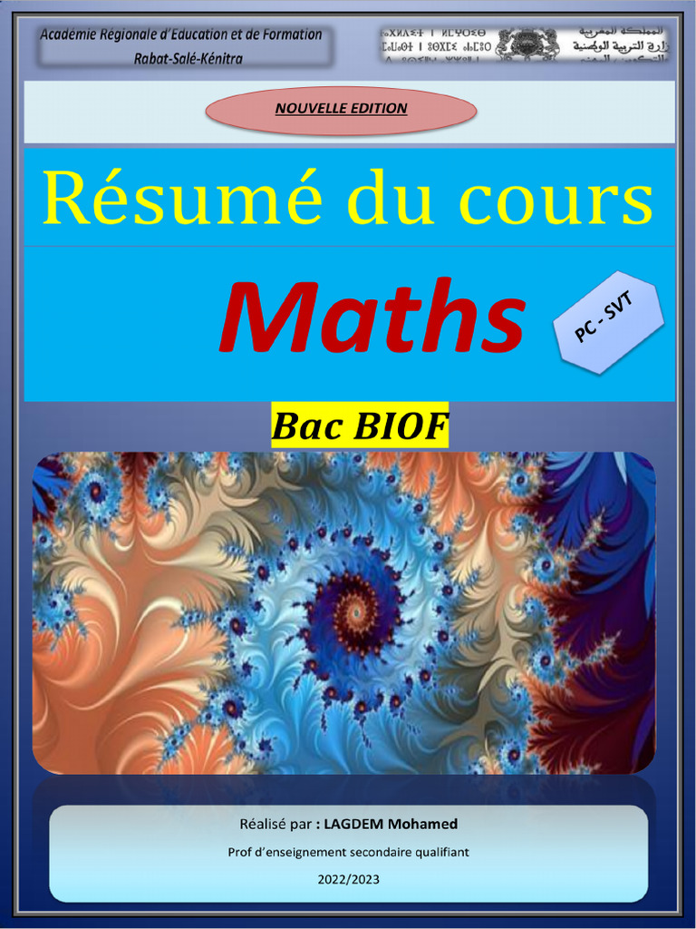 Résumé Maths BAC | PDF