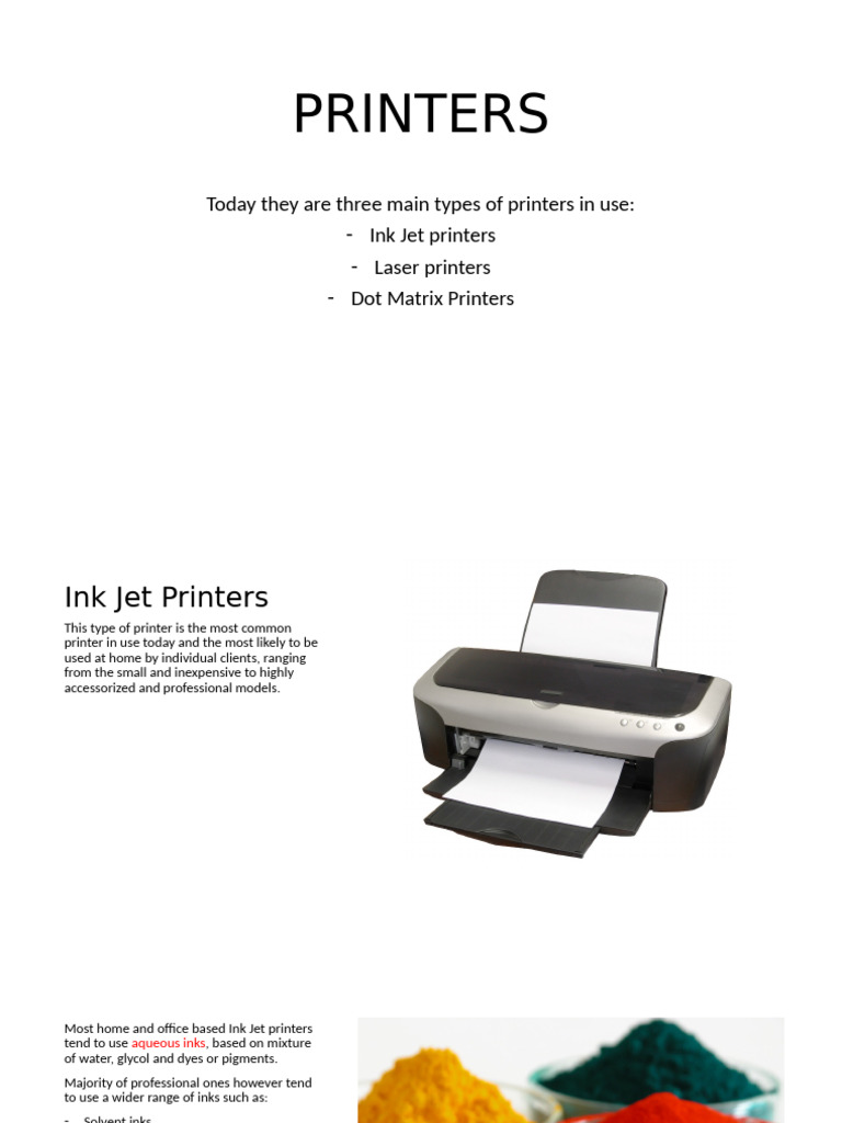 Printers | PDF