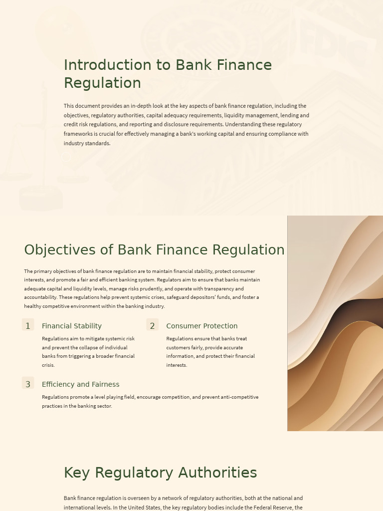 Introduction-to-Bank-Finance-Regulation | PDF
