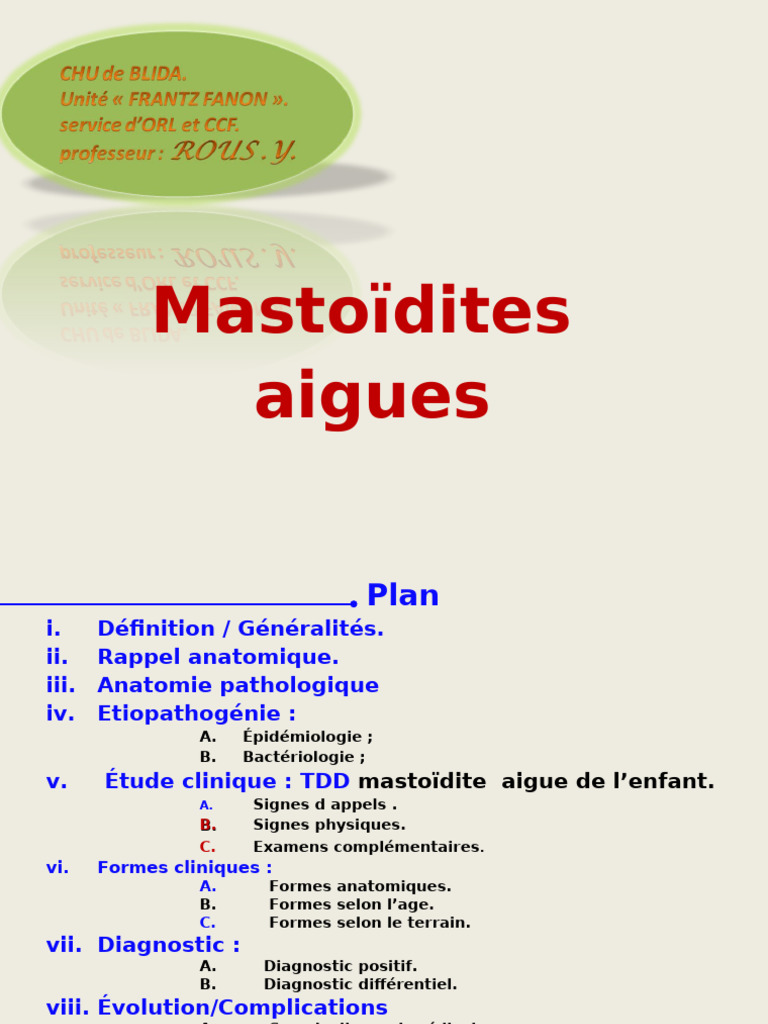 Mastoidite | PDF