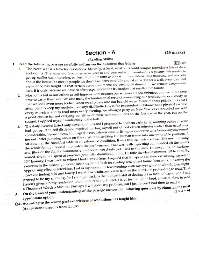 XI Revision Assignment | PDF