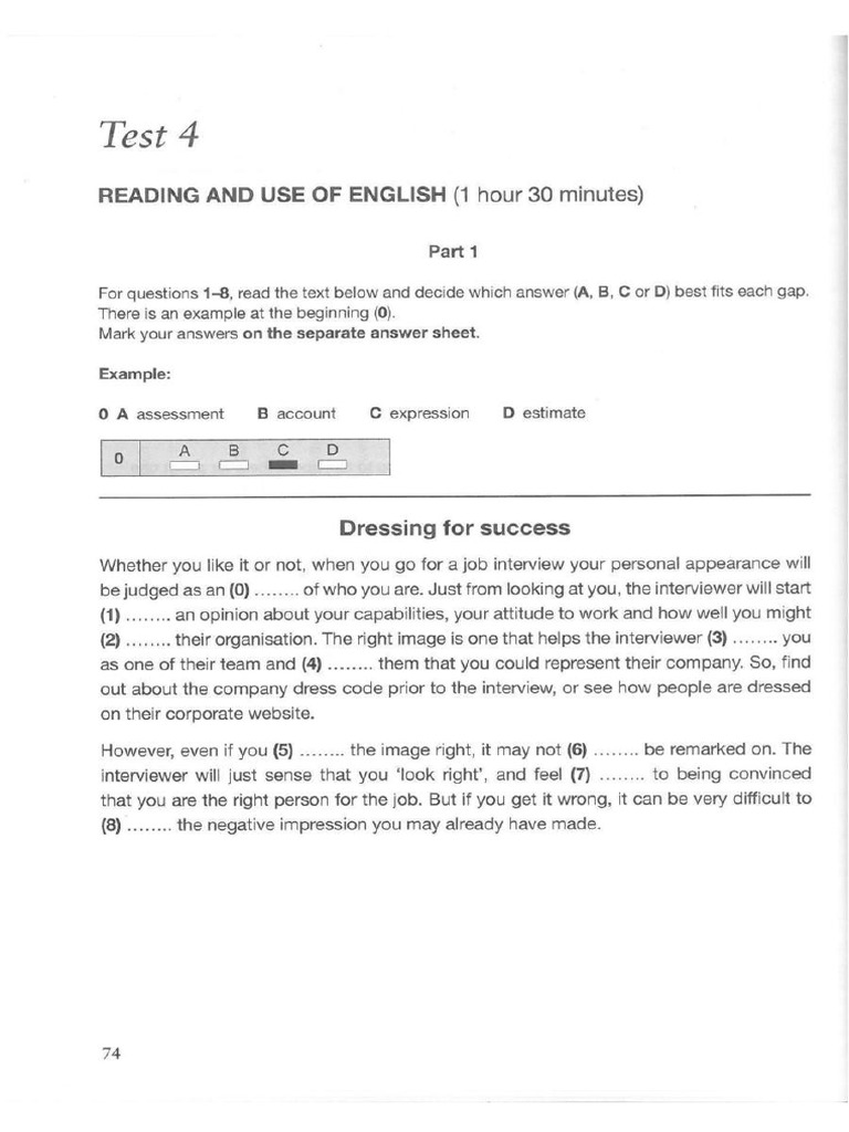 t4 Reading 1 DRESSING FOR SUCCESS | PDF