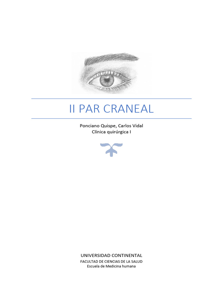 II Par Craneal Nervio Óptico | PDF