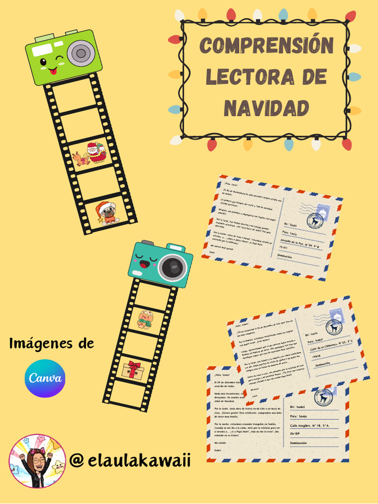 Comprensión Lectora Navidad - @elaulakawaii | PDF