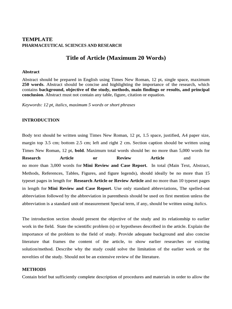 Article Template | PDF