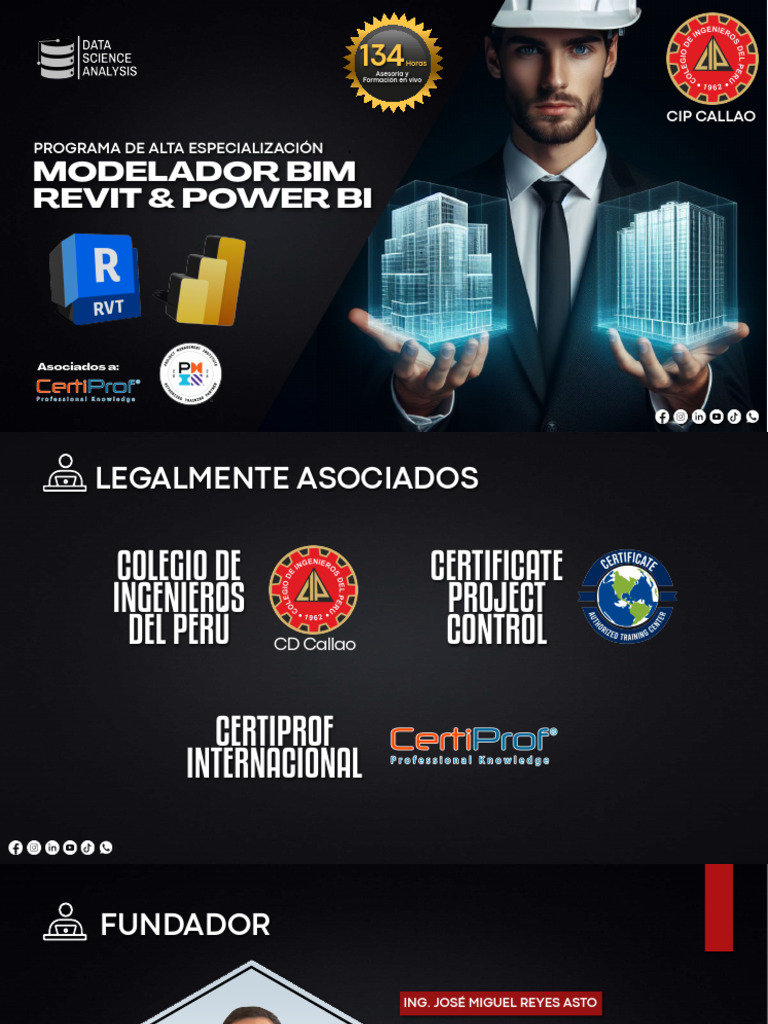 Temario Modelador BIM Revit & Power BI | PDF