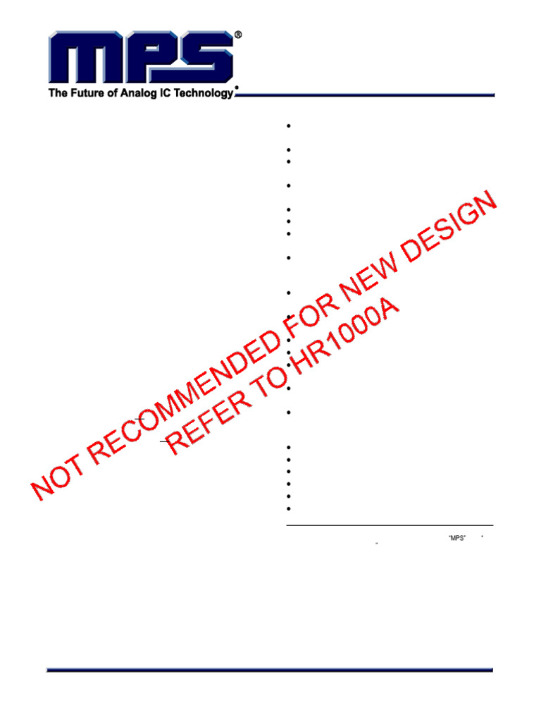 HR1000 | PDF