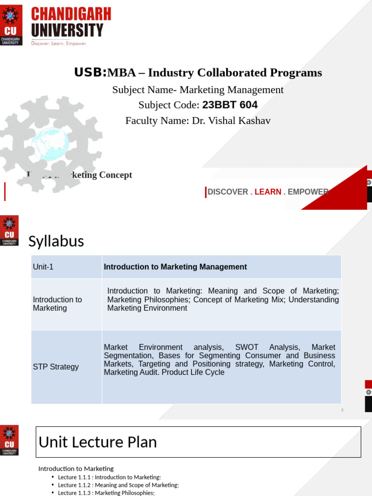 Consolidated Unit 1 PPT POM | PDF