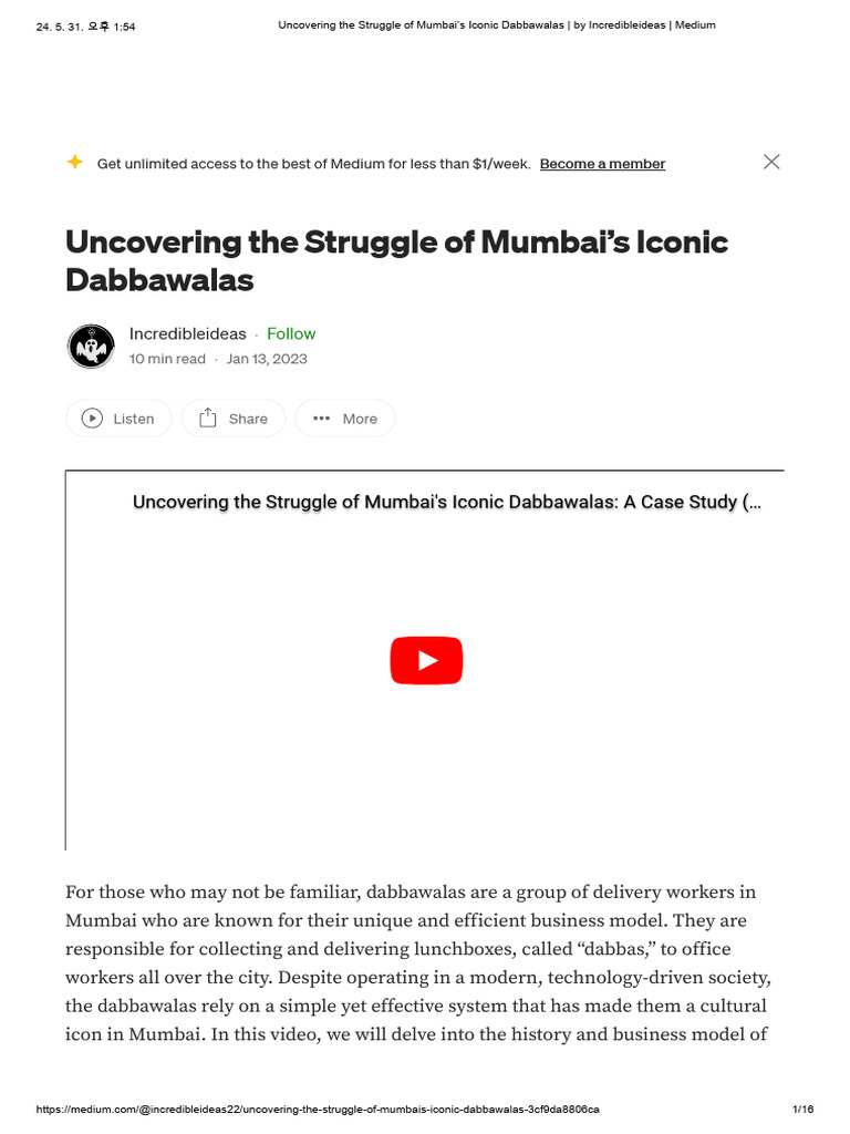 Uncovering The Struggle of Mumbai's Iconic Dabbawalas - by ...