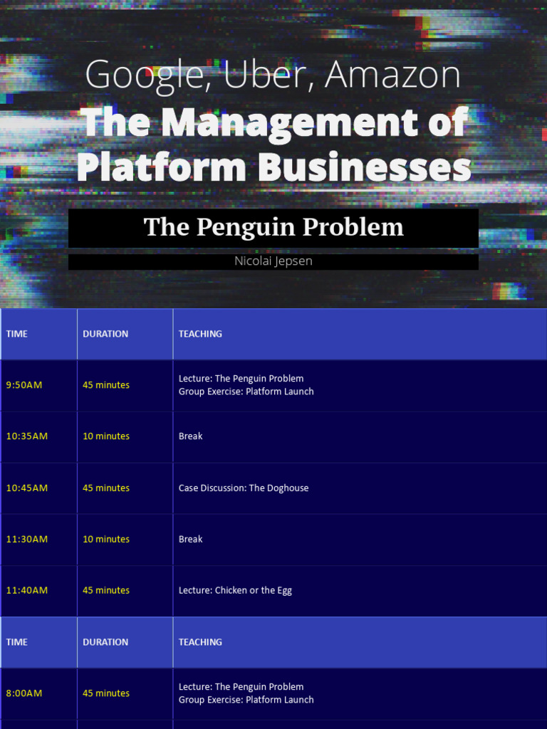 3 - Slides - The Penguin Problem | PDF