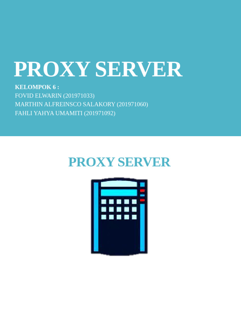 Proxy Server | PDF