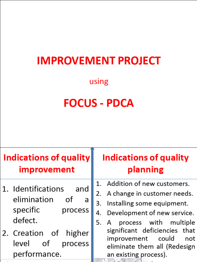 Improvement Project by FOCUS-PDCA | PDF