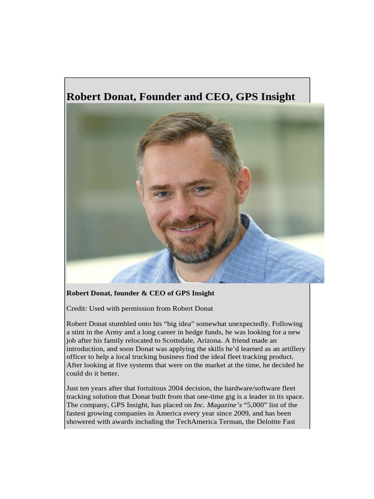 GPS Insight | PDF