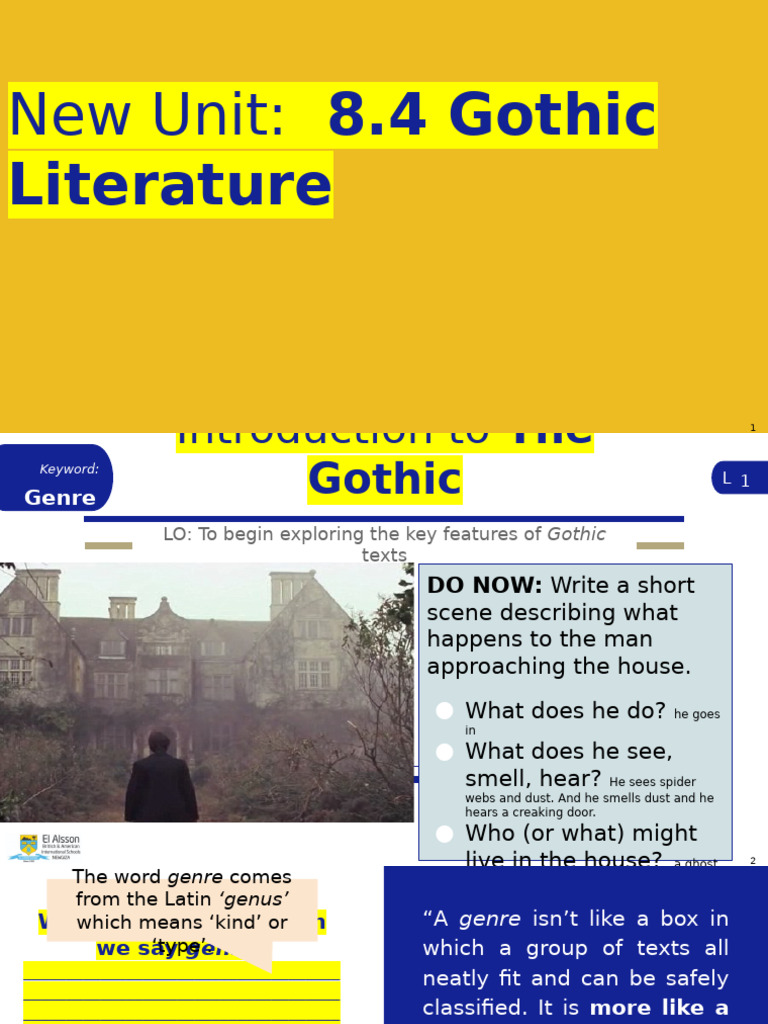 Introduction To The Gothic | PDF