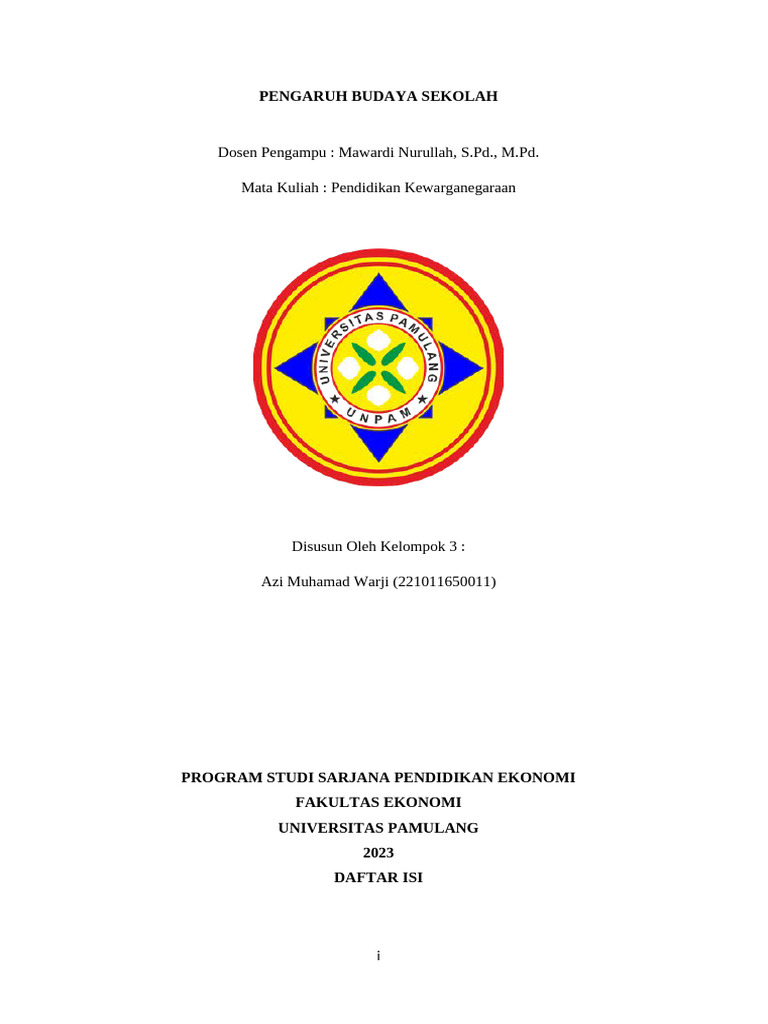 Makalah Peran Pendidikan Kewarganegaraan Sebagai Upaya Mengatasi Radikalisme | PDF