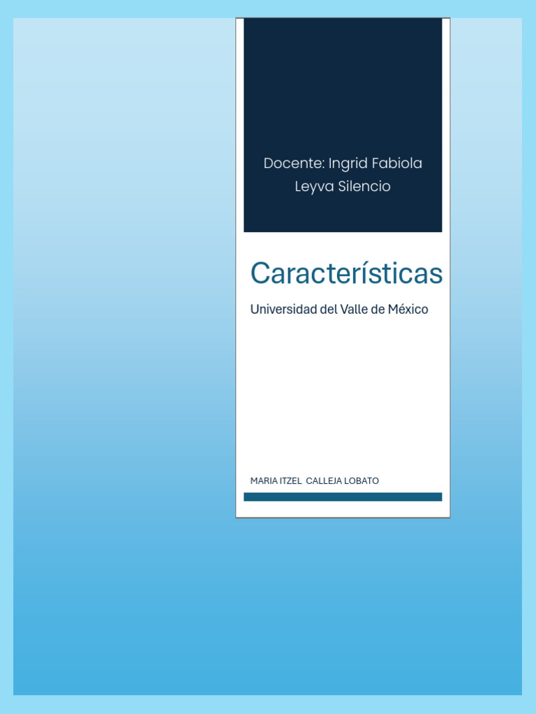 Caracter Í Sticas | PDF
