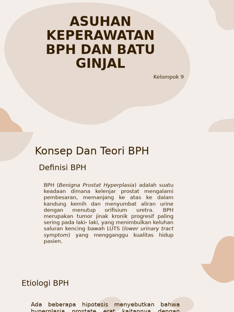 Asuhan Kep. BPH & Gagal Ginkal | PDF