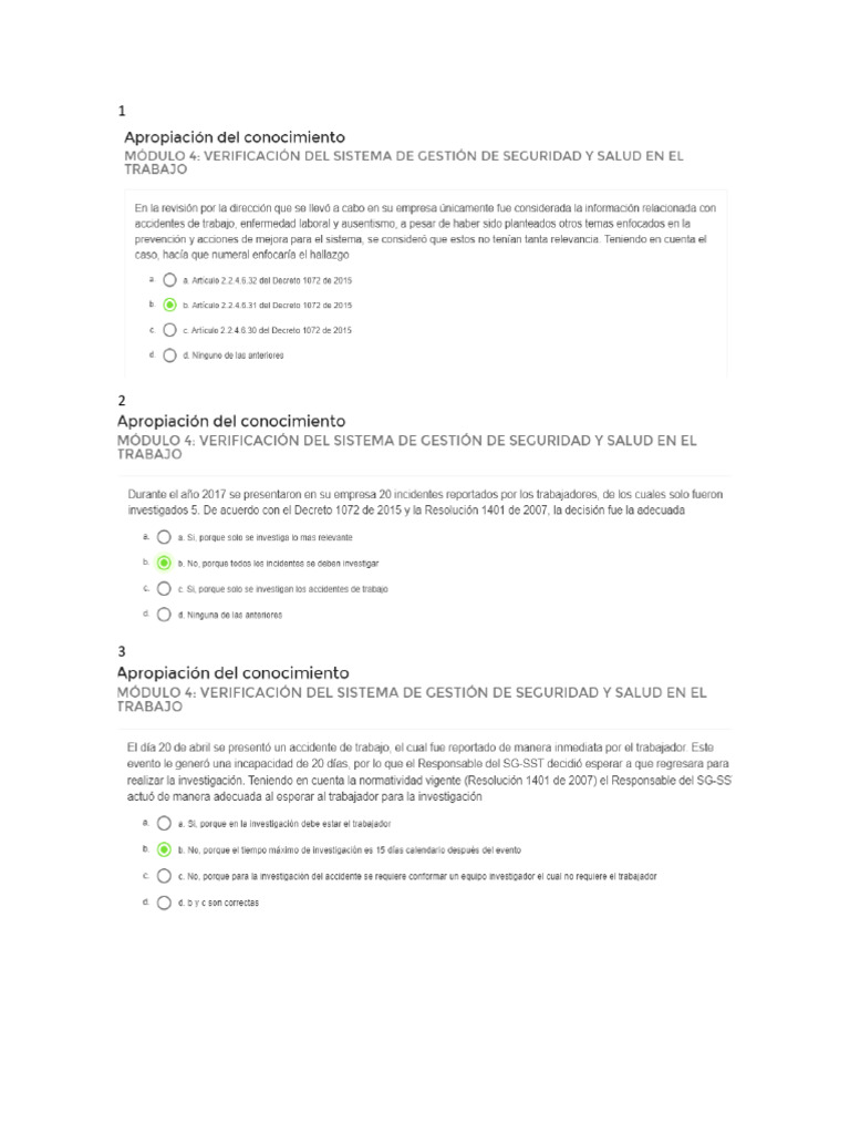 Respuestas Modulo 4 | PDF