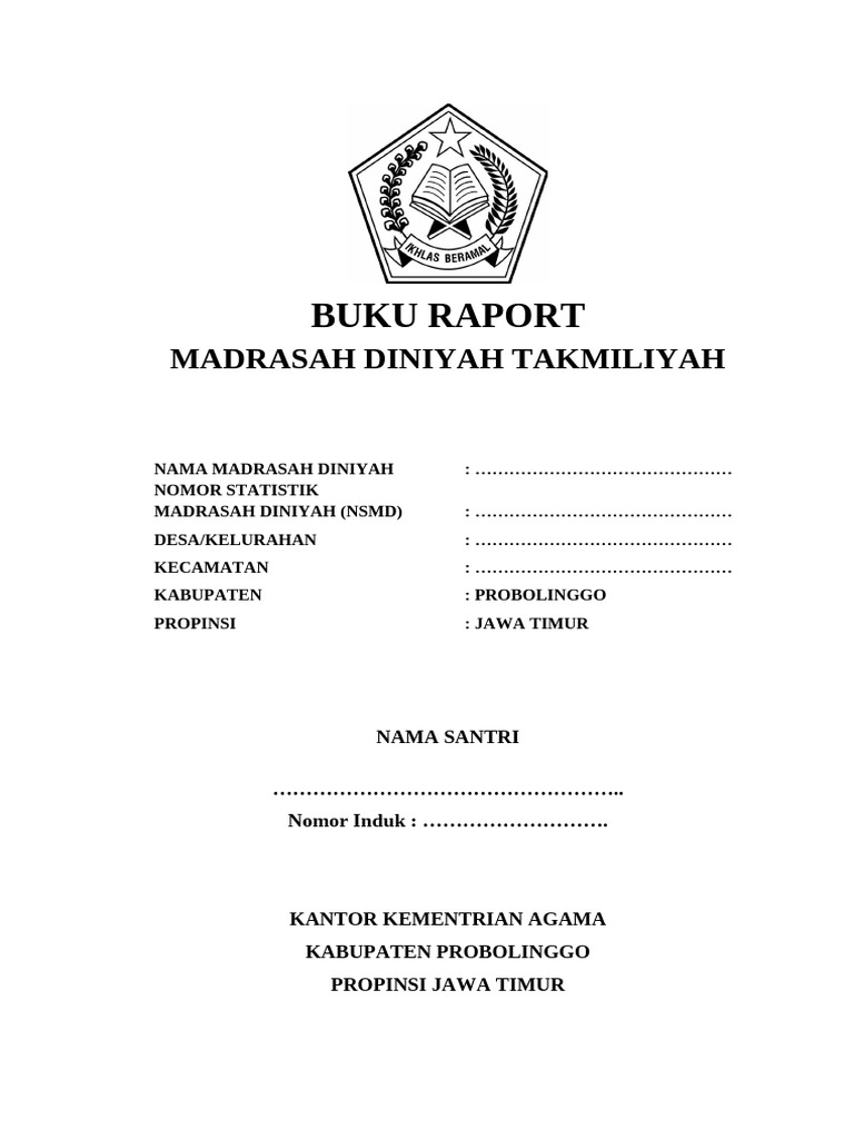 RAPORT MADIN BERDIRI | PDF