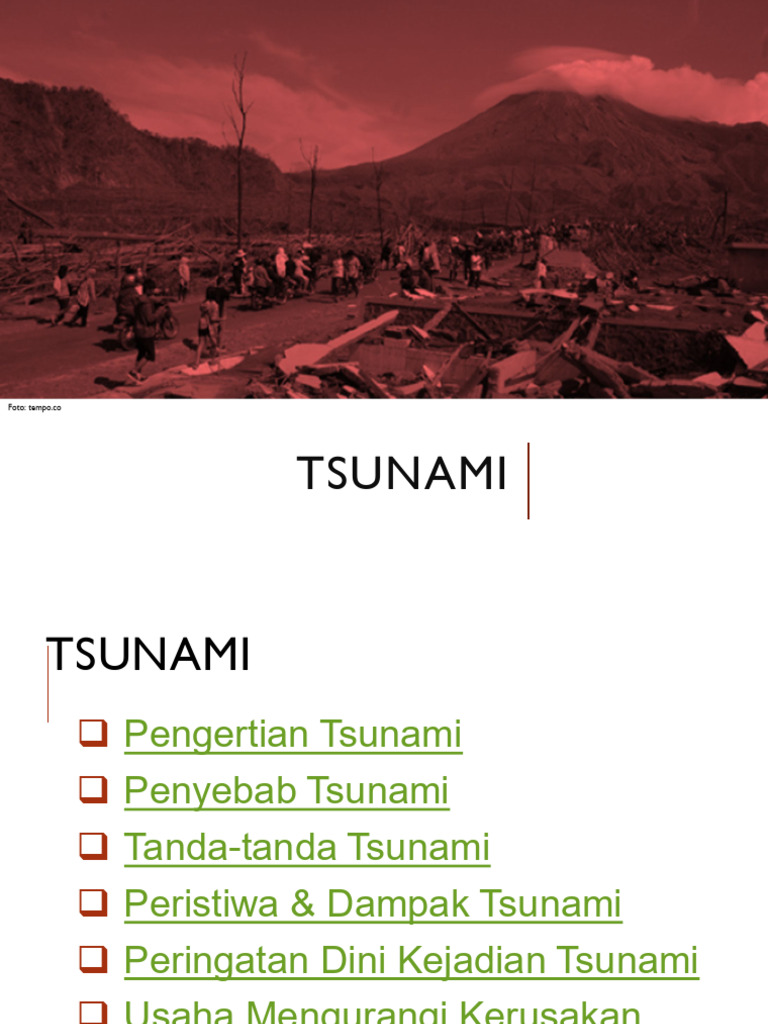 TSUNAMI | PDF