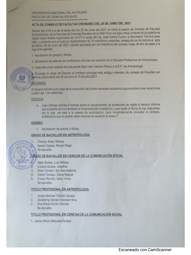 Acta-de-consejo-ordinario-25-06-2021 | PDF