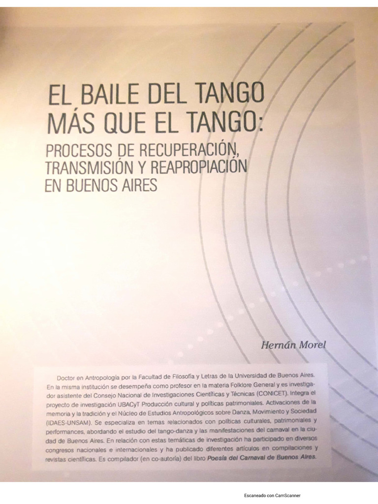 El Baile Del Tango, Más Que El Tango | PDF