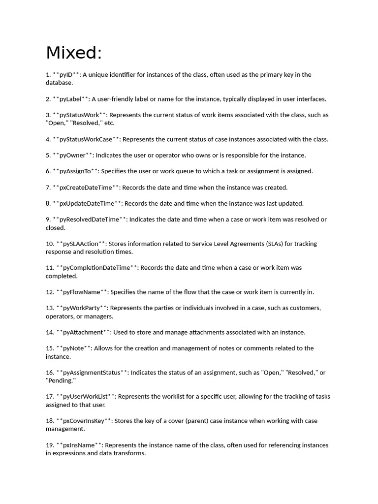 Ootb Properties | PDF