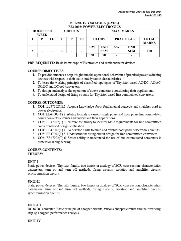 Power Electronics-2 | PDF