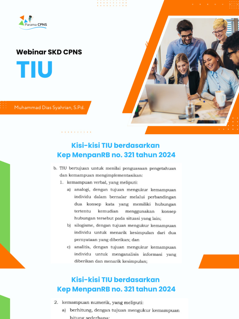 Webinar TIU | PDF