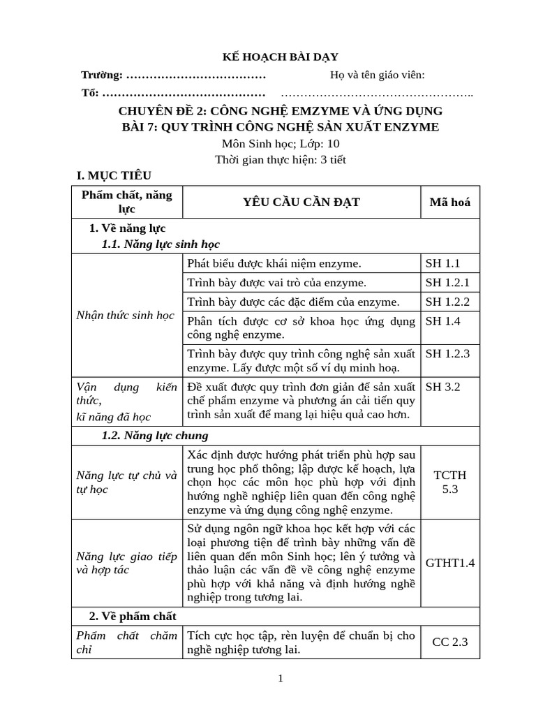 KHBD SCD SH10 Bai 7 | PDF