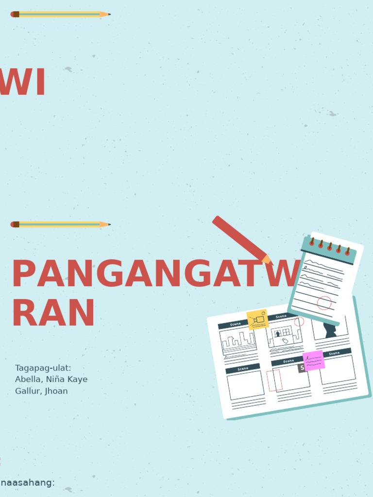 PANGANGATWIRAN | PDF