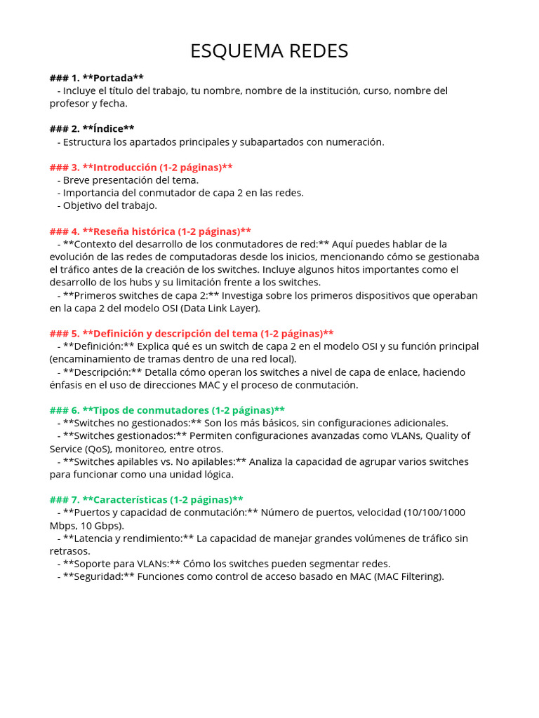 Esquema Redes Separado | PDF