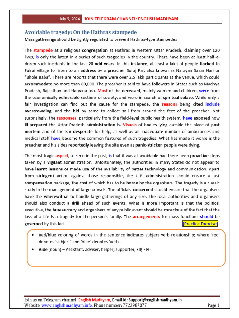 Avoidable Tragedy | PDF