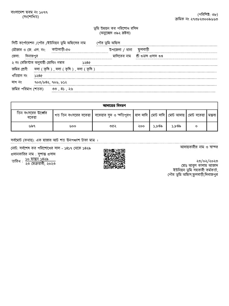 Dakhila 273823009663 | PDF