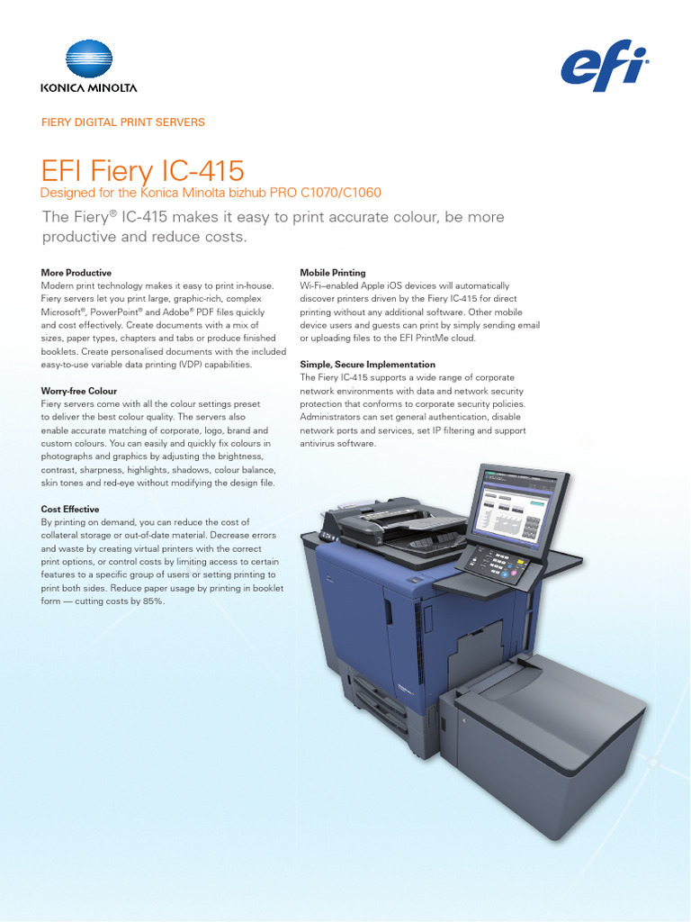 IC415_EFI_Fiery_Brochure | PDF